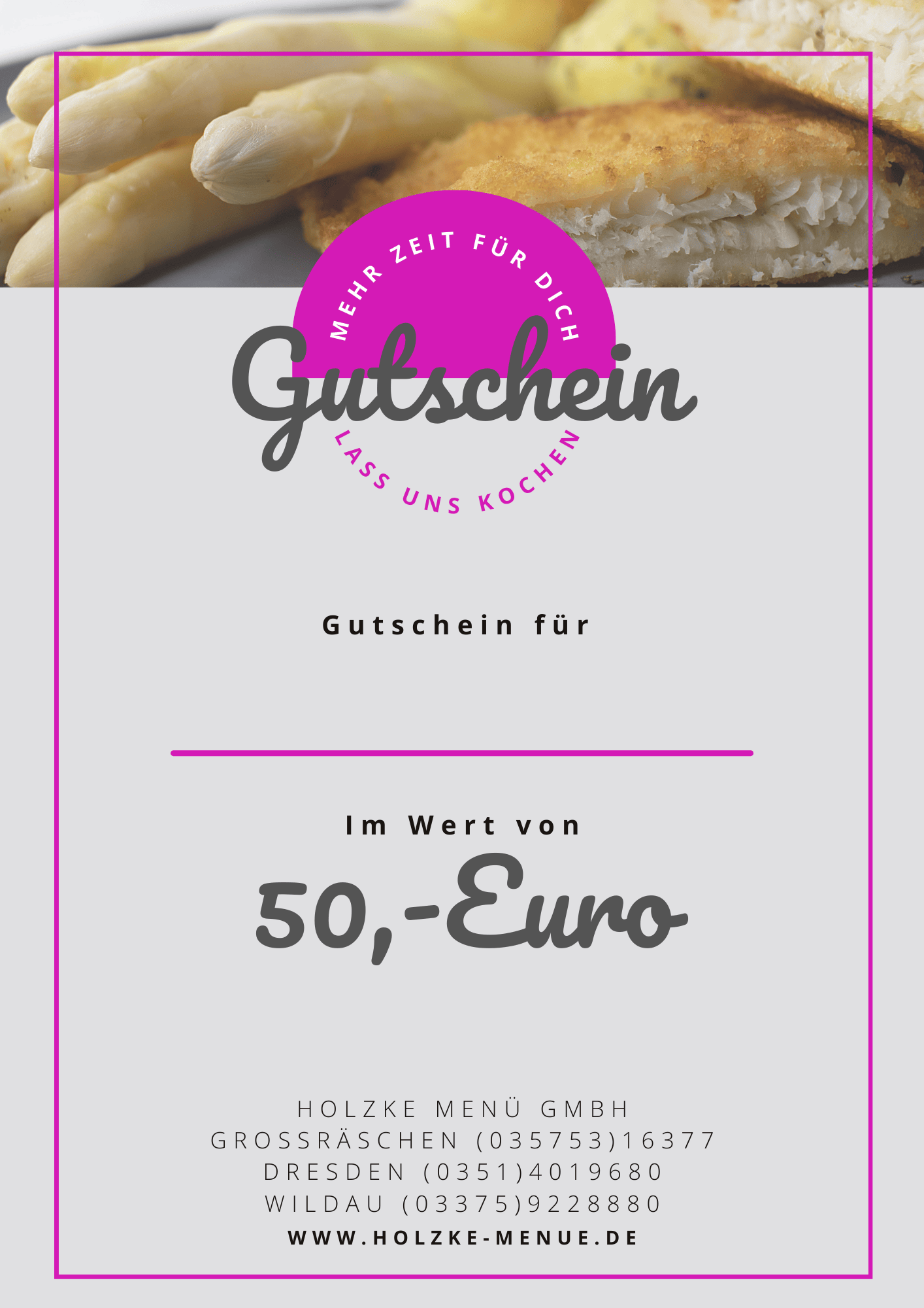 50 Euro Gutschein Essen Auf R dern Holzke Men GmbH